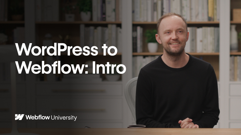 Learn web design with free video courses and tutorials | Webflow University